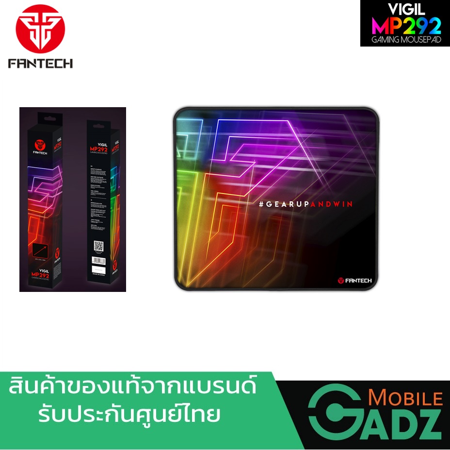 แผ่นรองเมาส์ Fantech Gaming Mousepad SPEED รุ่น MP292 ขนาด 290x250MM ...