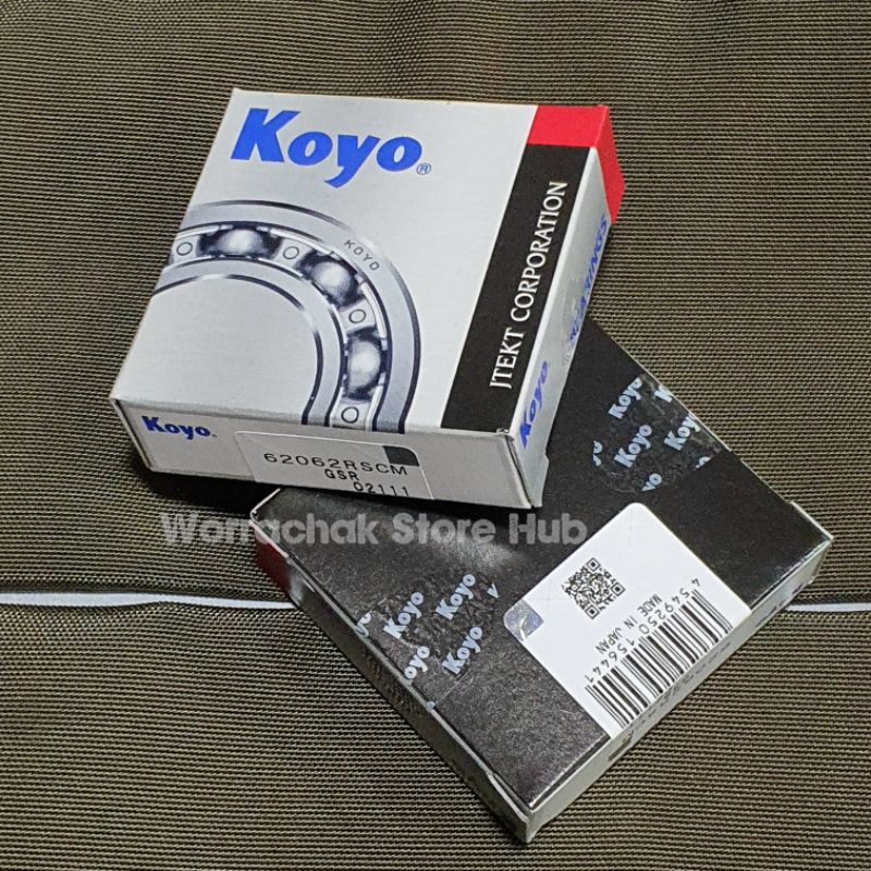 ลูกปืน เม็ดกลม 6206 2RS ball bearing Koyo แท้ Japan 1ตลับ | Shopee Thailand