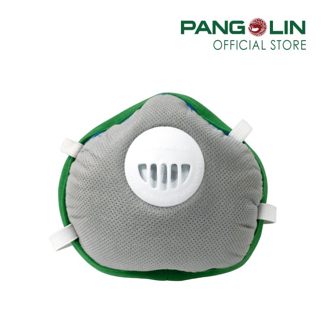 ุPangolin หน้ากากคาร์บอน ป้องกันฝุ่นละอองและกลิ่นเจือจาง แบบครอบ 1วาล์ว รุ่นMASK0008(TG-40SV) สี ...