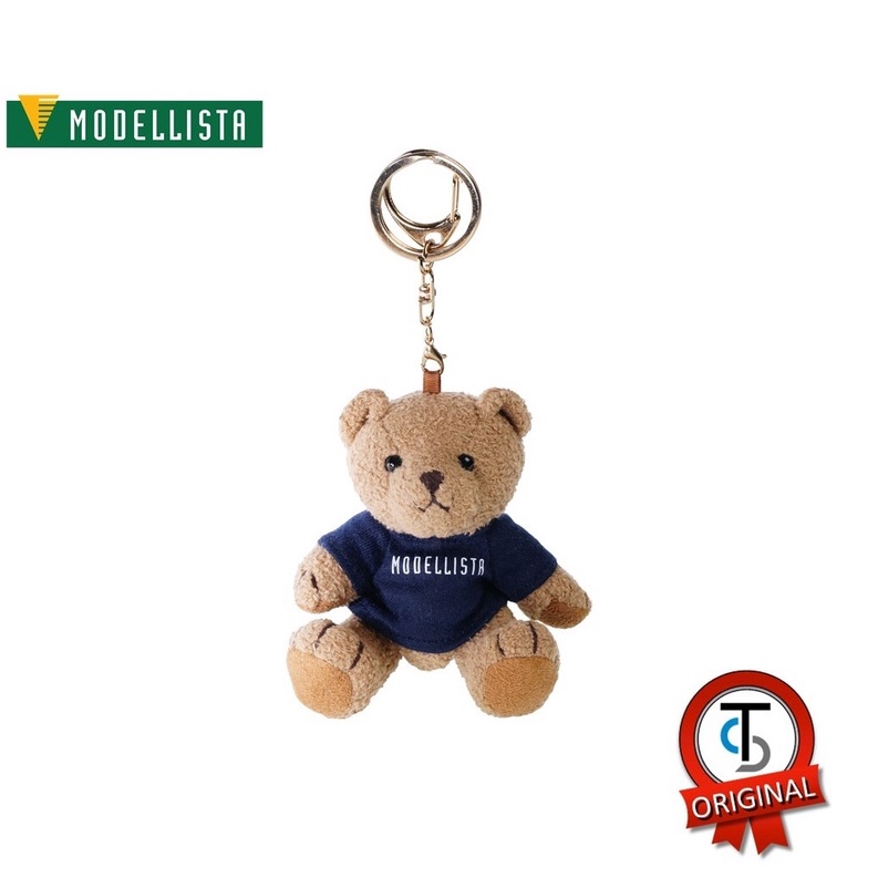 [ใหม่] Modellista Bear Key Ring Navy Blue พวงกุญแจหมีโมเดลลิสต้า สีกรม ...
