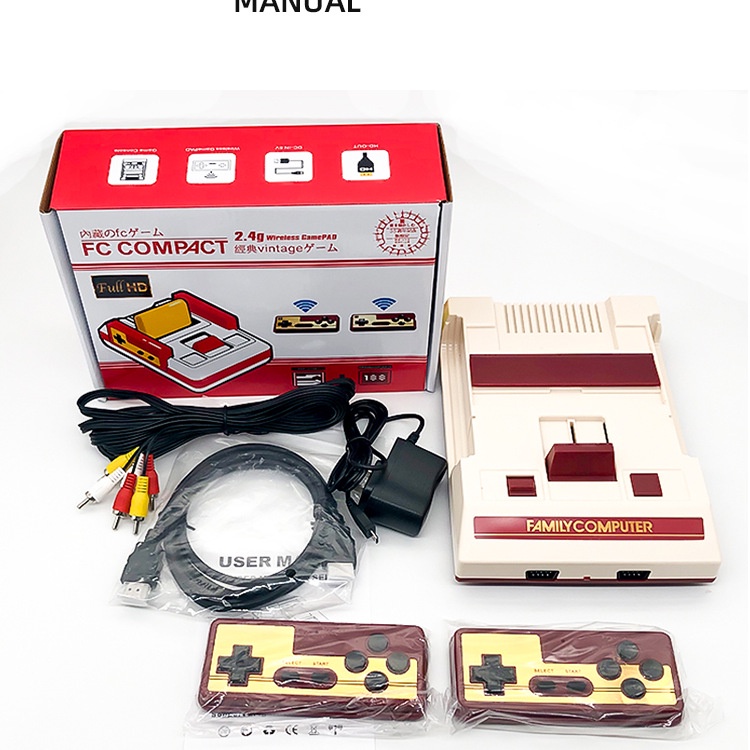 FC COMPACT/ตลับ/famicom/family /แฟมิลี่/เครื่องเล่นวีดีโอเกม 8บิต ไร้ ...