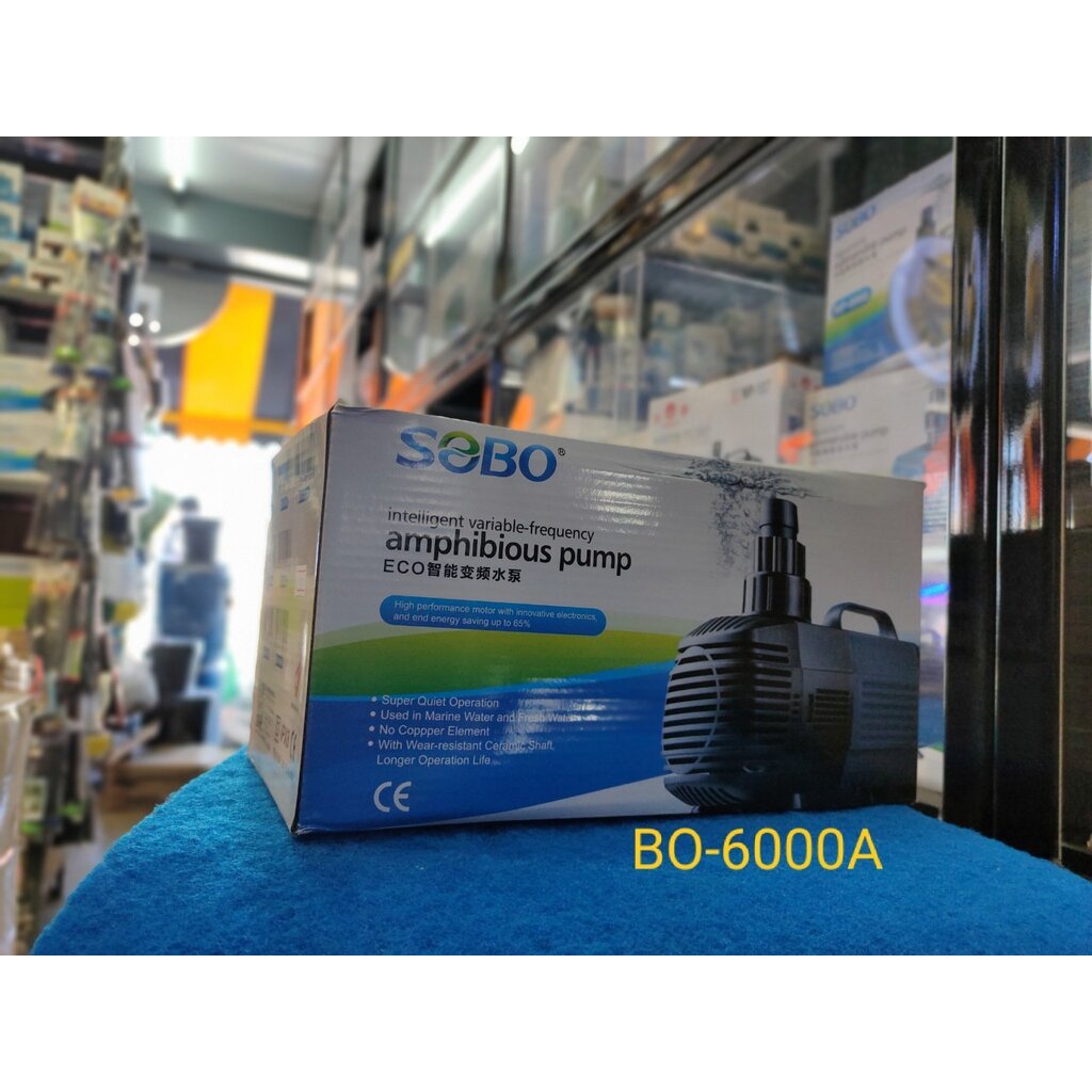 SOBO BO-6000A ปั๊มน้ำประหยัดไฟ 6000 L/H กำลังไฟ 40W. | Shopee Thailand