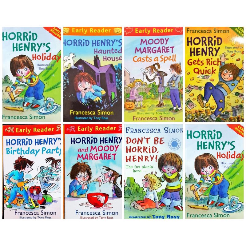 วรรณกรรมเยาวชน HORRID HENRY by Francesca Simon ฉบับ Early Readers สี ปก ...
