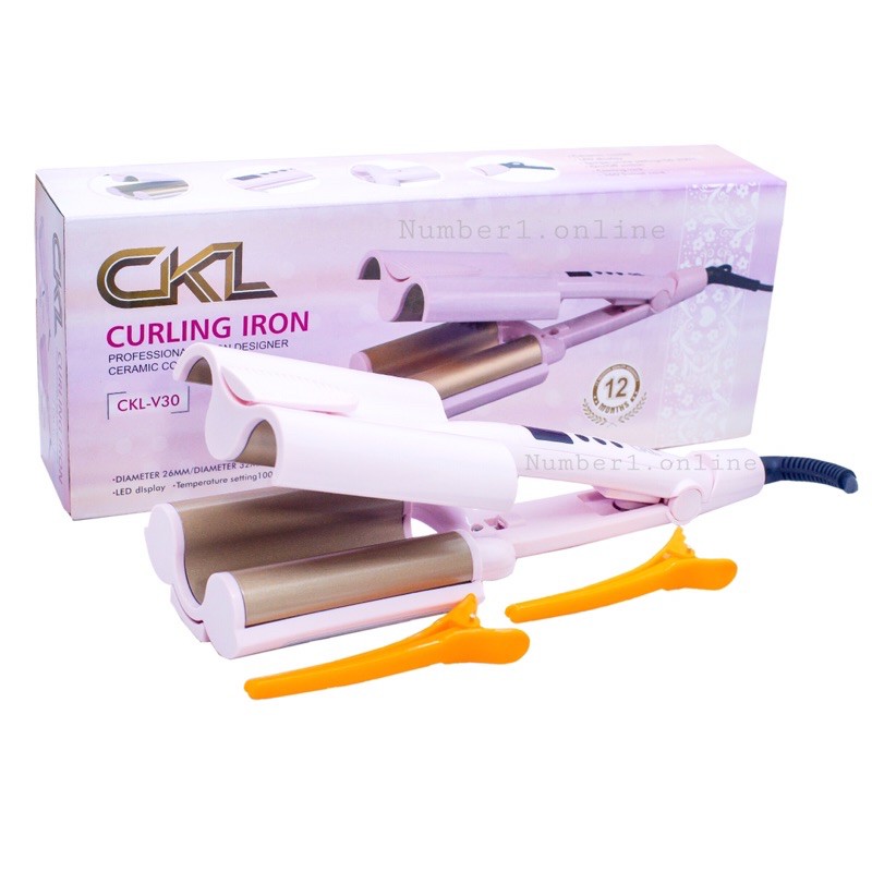 เครื่องหนีบผมลอนมาม่า CKL-V30 | Shopee Thailand
