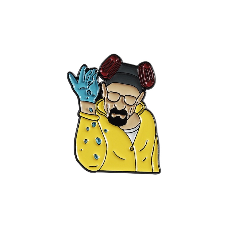 เข็มกลัดโลหะ รูปการ์ตูน Breaking Bad Enamel Pin เหมาะกับของขวัญ สําหรับ ...