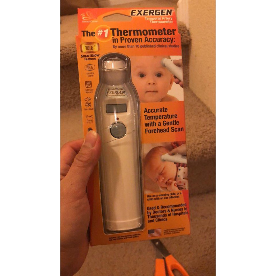เครื่องวัดไข้แสกนสัมผัสหน้าผาก Exergen Temporal Scanner from US อ่าน ...
