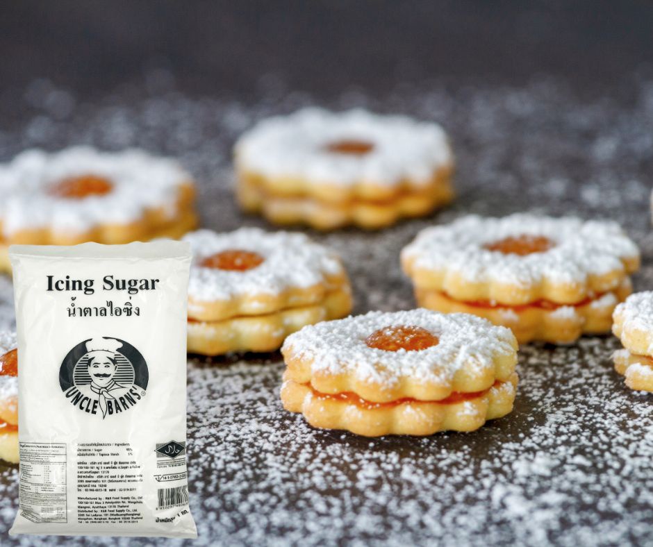 น้ำตาลไอซิ่ง อังเคิลบาร์นส์ ขนาด 1000 กรัม Unclebarns Icing Sugar ไอซิ่ง น้ำตาลโรยขนม น้ำตาลไอ ...