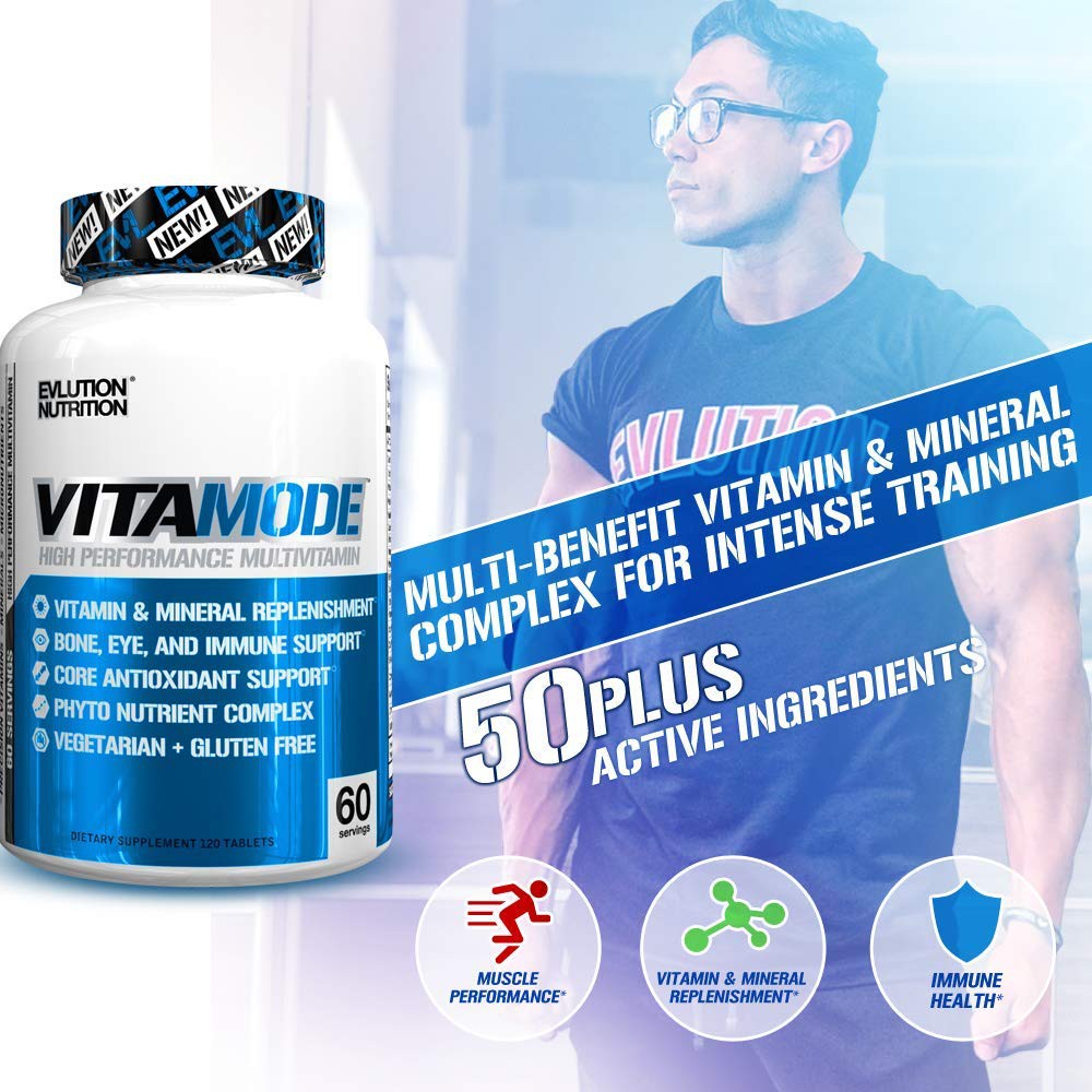 EVL Vitamode (60/120เม็ด) วิตามินรวมสุดคุ้ม วิตามินรวม บำรุงร่างกาย มี2 ...