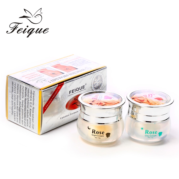 Feique 2 ชิ้น Rose Cream Set Purifying Nutrient Anti-Freckle Anti ...