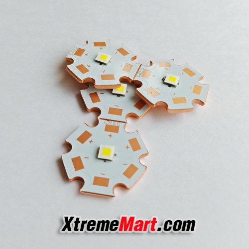 หลอด LED CREE XPL-HI-V6 (ไม่มีโดม) แสงขาว 6000K 20mm ฐานทองแดง 1100LM ...