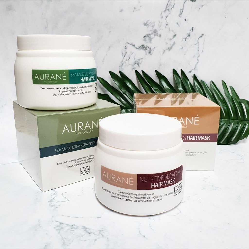 Aurane Repairing Hair Mask ออเรน รีแพร์ริ่ง แฮร์ มาส์ค 500g. มีให้เลือก ...