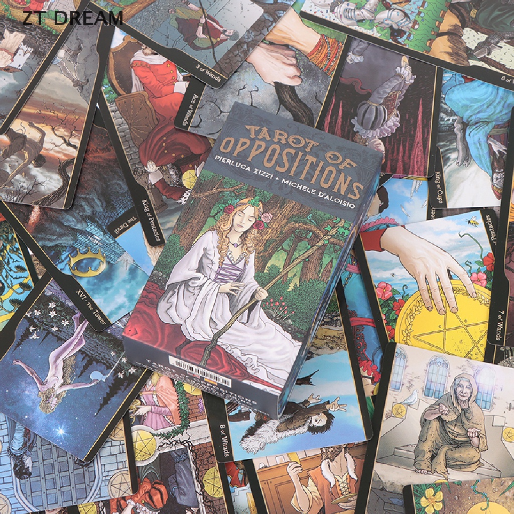 ZTD Tarot of Oppositions Tarot Prophecy Divination Deck Family Party ...