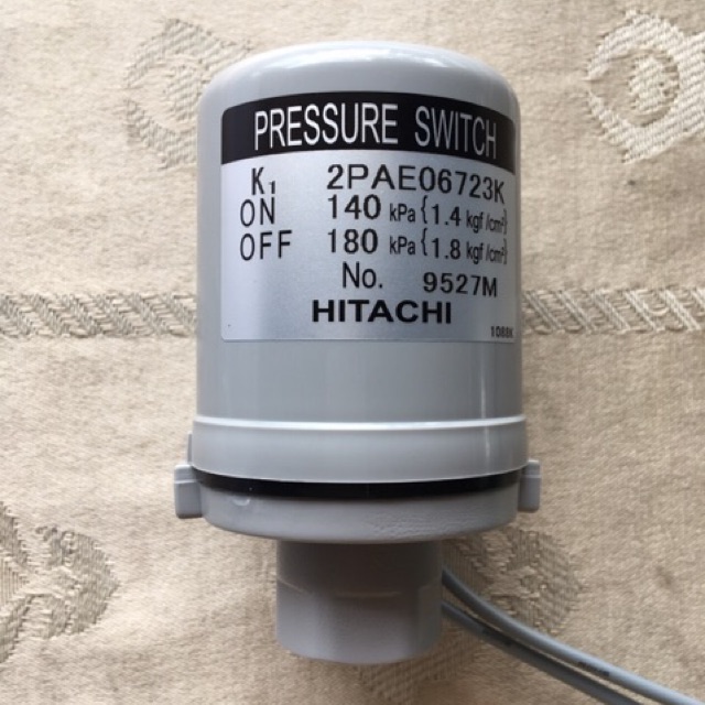 Pressure Switch ปั๊มน้ำ Hitachi ขนาดแรงดัน 1.4 - 1.8 / 1.6 - 2.2 / 2.0 ...