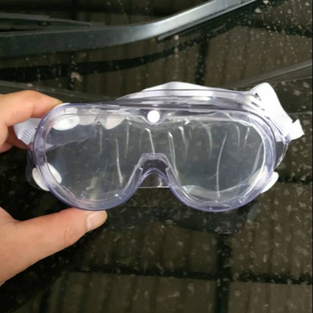 แว่นตานิรภัยแบบยืดหยุ่น google/medical lab google พร้อมรูลม 4 รู พร้อม ...