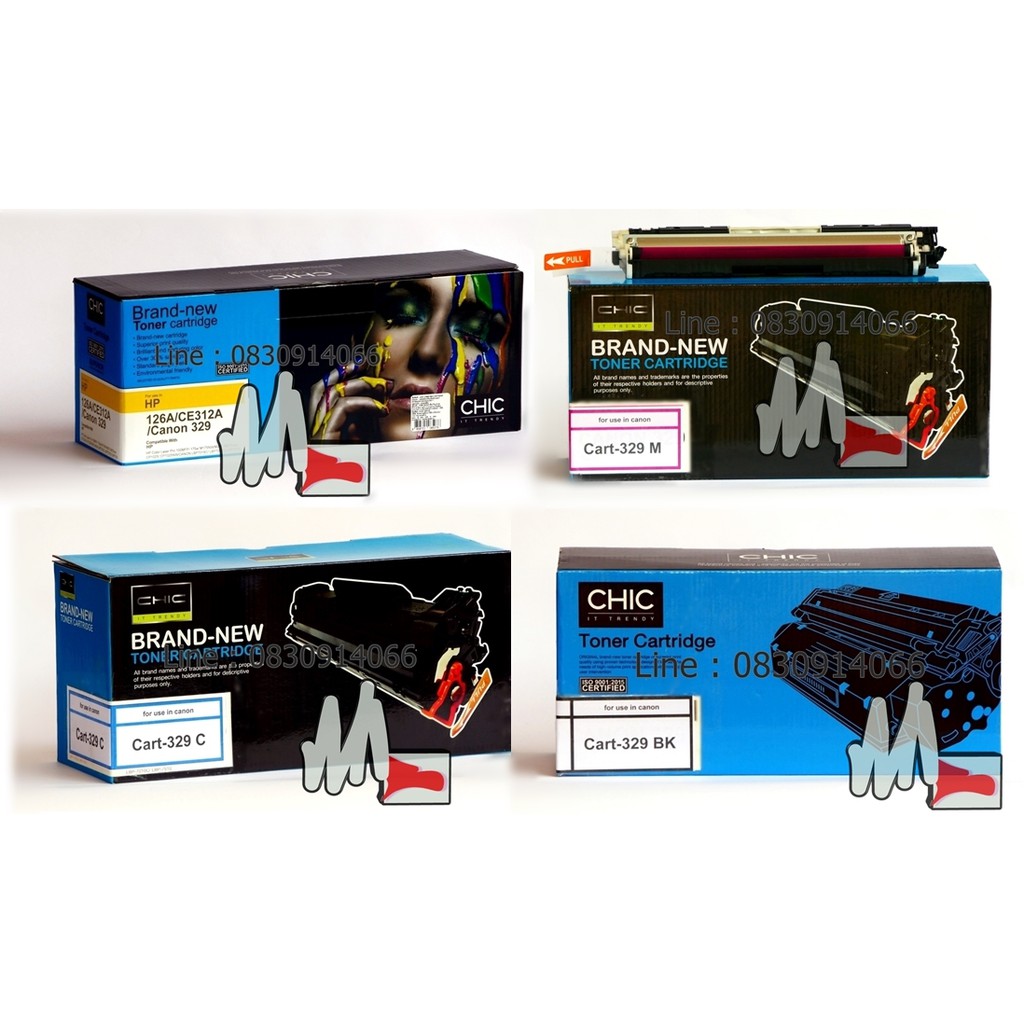 Cartridge-329 Bk , 329 C , 329 M , 329 Y ( CHIC ) ล้างสต๊อก หมึกเครื่อง ...