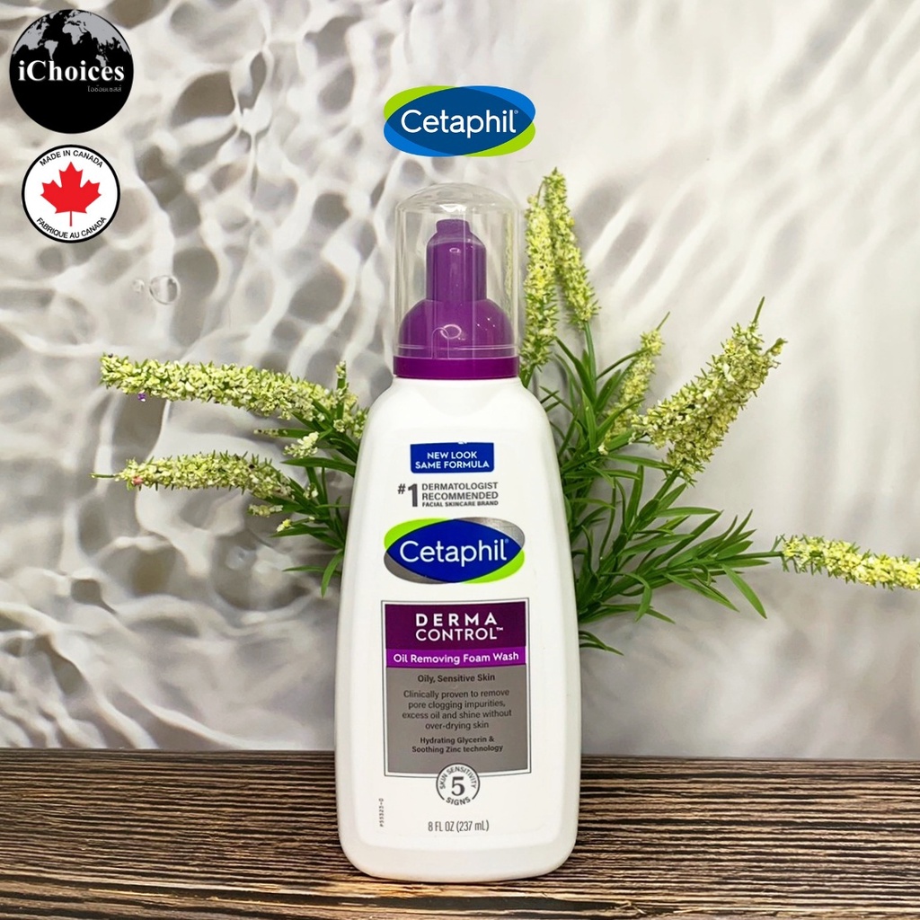 [Cetaphil] Derma Control Oil Removing Foam Wash Oily, Sensitive Skin ...