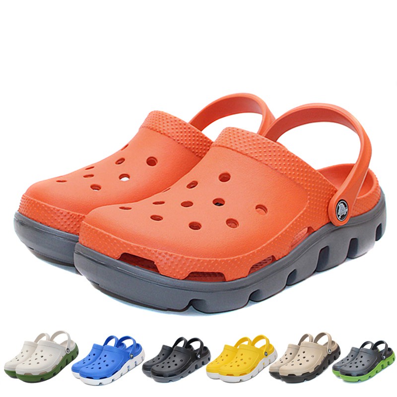 รองเท้าแตะ Crocs Duet Sport Clog ของแท้ เหมาะกับเดินชายหาด สําหรับ ...