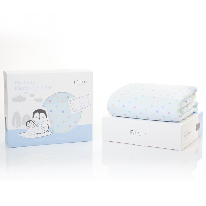 IFLIN ผ้าห่มใยไผ่สำหรับเด็ก My Cozy Bamboo Blanket (For Baby) | Shopee ...