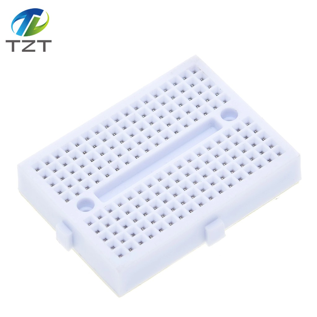 Breadboard SYB-170 แบบ 170 holes บอร์ดทดลอง โพรโตบอร์ด [ สีขาว ]170 Tie ...