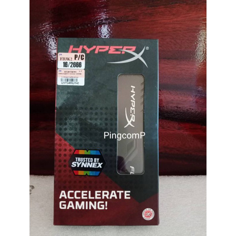 RAM DDR4 KINGSTON 8x2 (16GB.) HYPER X BUS 2666 | Shopee Thailand