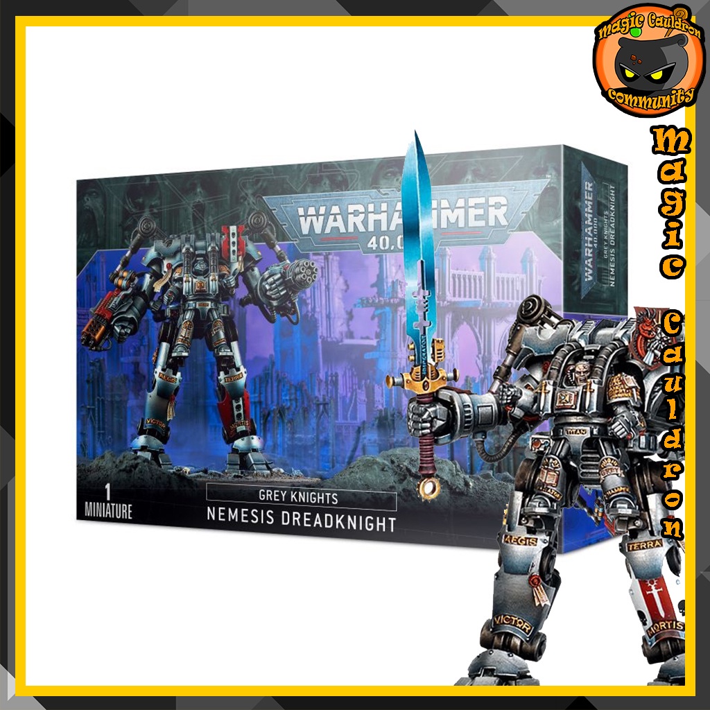 Grey Knights Nemesis Dreadknight Warhammer 40000 | Shopee Thailand