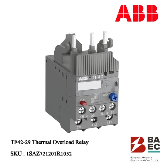 ABB TF42-29 Thermal Overload Relay | Shopee Thailand