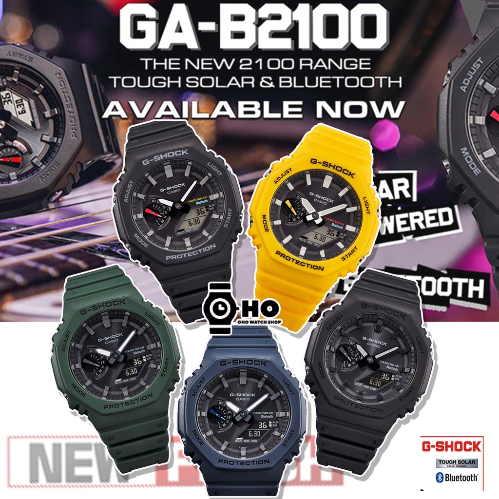ของแท้ Casio G-Shock นาฬิกาข้อมือผู้ชาย รุ่น GA-B2100 GA-B2100-1A,GA ...