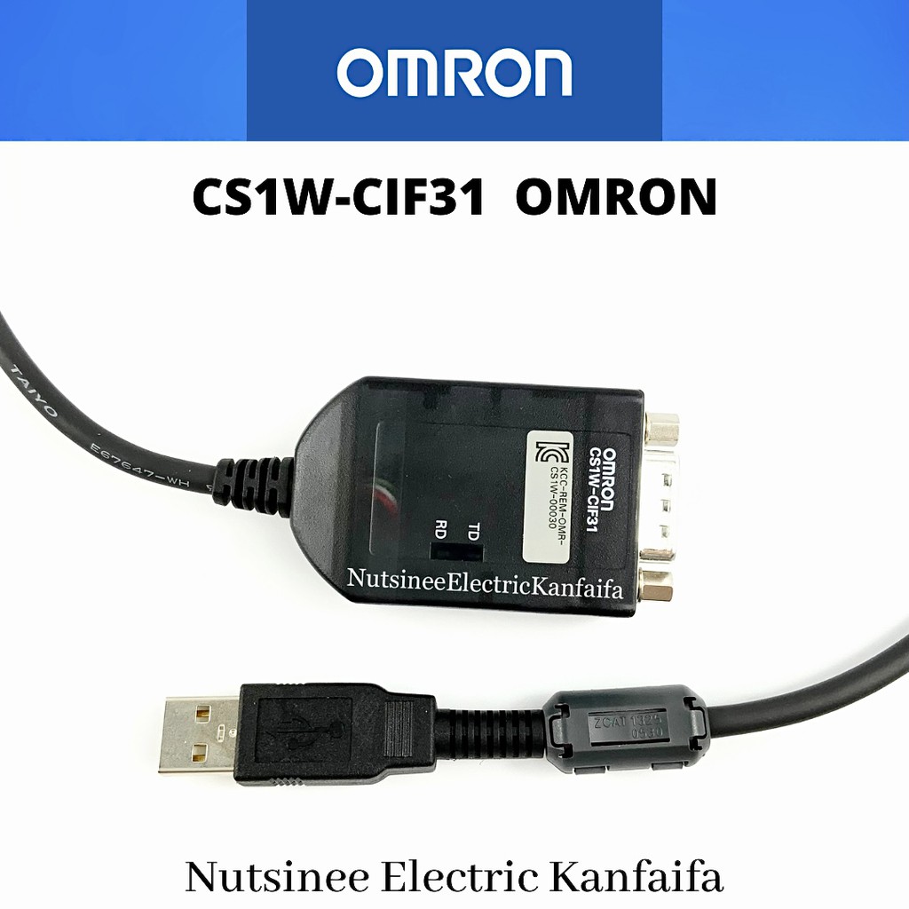 CS1W-CIF31 USB-Serial Conversion CABLE OMRON ของแท้ 3,300 บาท | Shopee ...