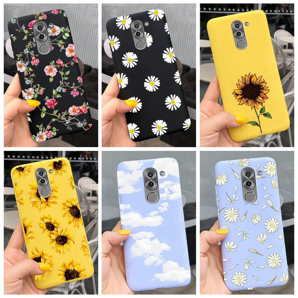 เคสโทรศัพท์มือถือซิลิโคนลายดอกทานตะวันสําหรับ Huawei Gr5 2017 / Mate 9 ...