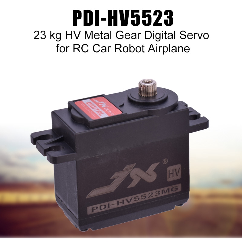 Jx PDI-HV5523 HV เซอร์โวเกียร์โลหะ แรงดันสูง 23 กก. พร้อมแรงบิดสูง ...