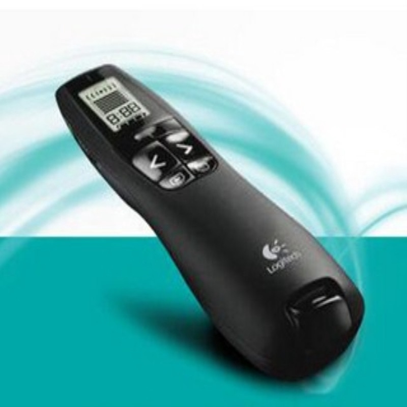 Logitech 2.4Ghz USB R800 รีโมทคอนโทรลไร้สาย PPT ปากกาเลเซอร์ สีแดง ...