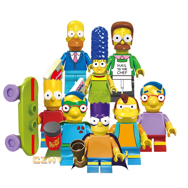 The Simpsons Block ของเล่นของขวัญสําหรับเด็ก | Shopee Thailand