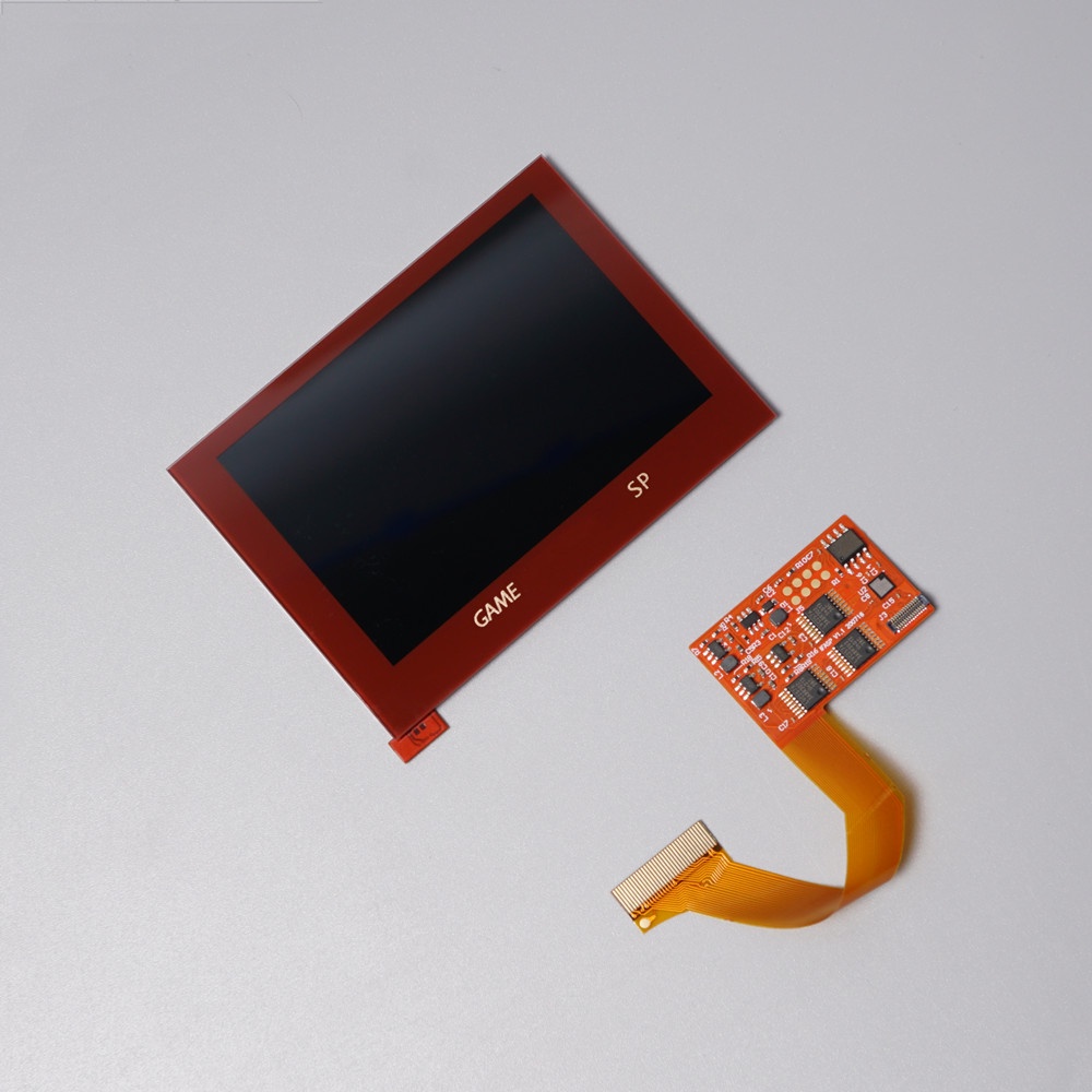 For GBA SP IPS V2 LCD 5 Levels Brightness For Gameboy Advance SP Game ...