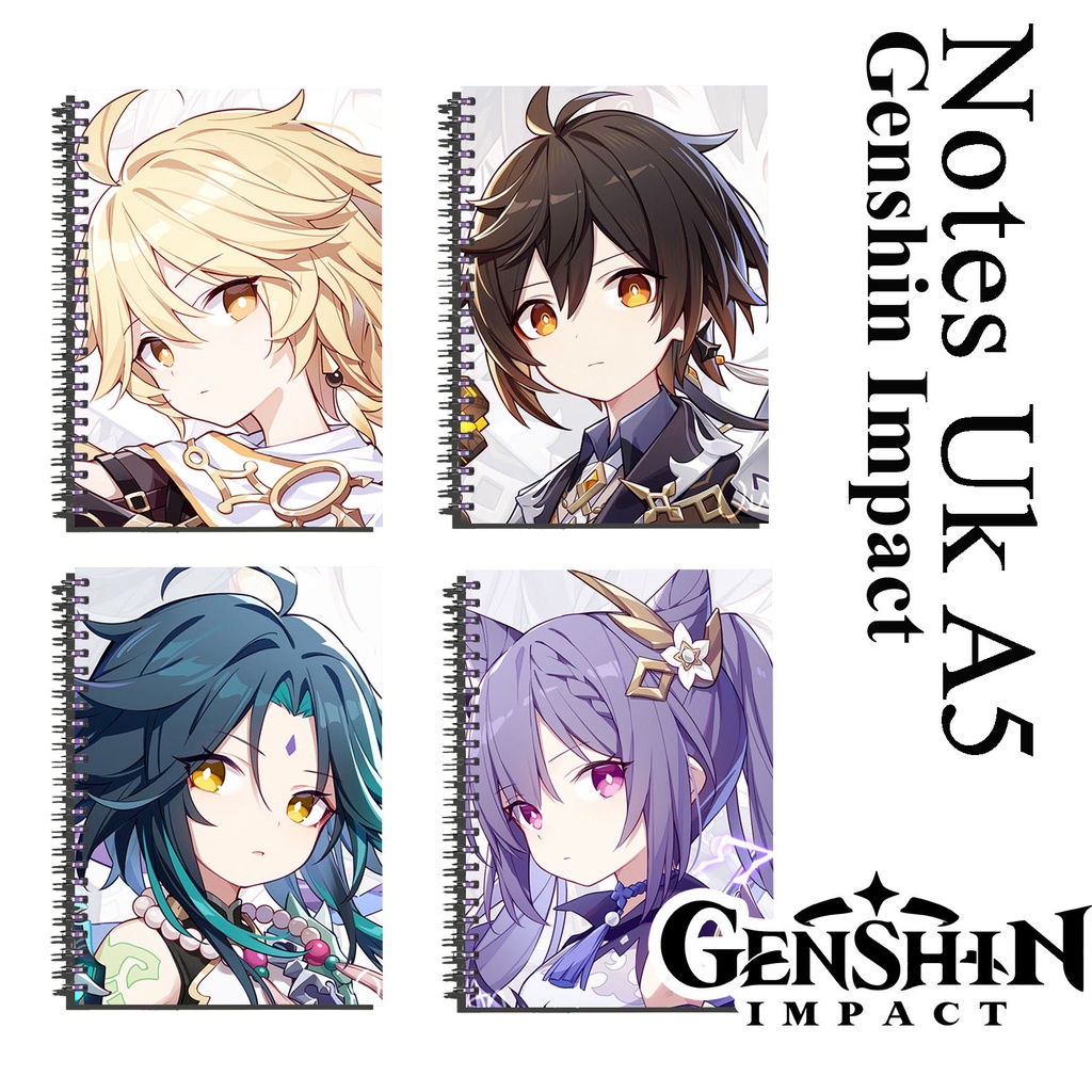 Journal / โน้ต / สมุดโน้ต / สมุดบันทึก / อะนิเมะเกม genshin impact uk ...