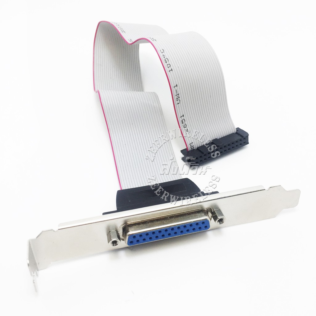 สาย DB25 สายพาราเรียล Cable Parallel PRINTER เสียบลงเมนบอร์ดคอมพิวเตอร์ ...