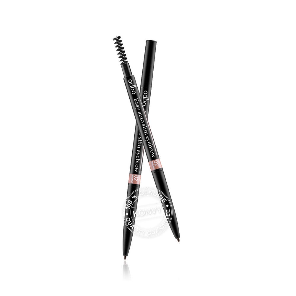 ODBO Easy Auto Slim Eyebrow 0.1g #OD781-02 โอดีบีโอ ดินสอเขียนคิ้วแบบออโต้. | Shopee Thailand