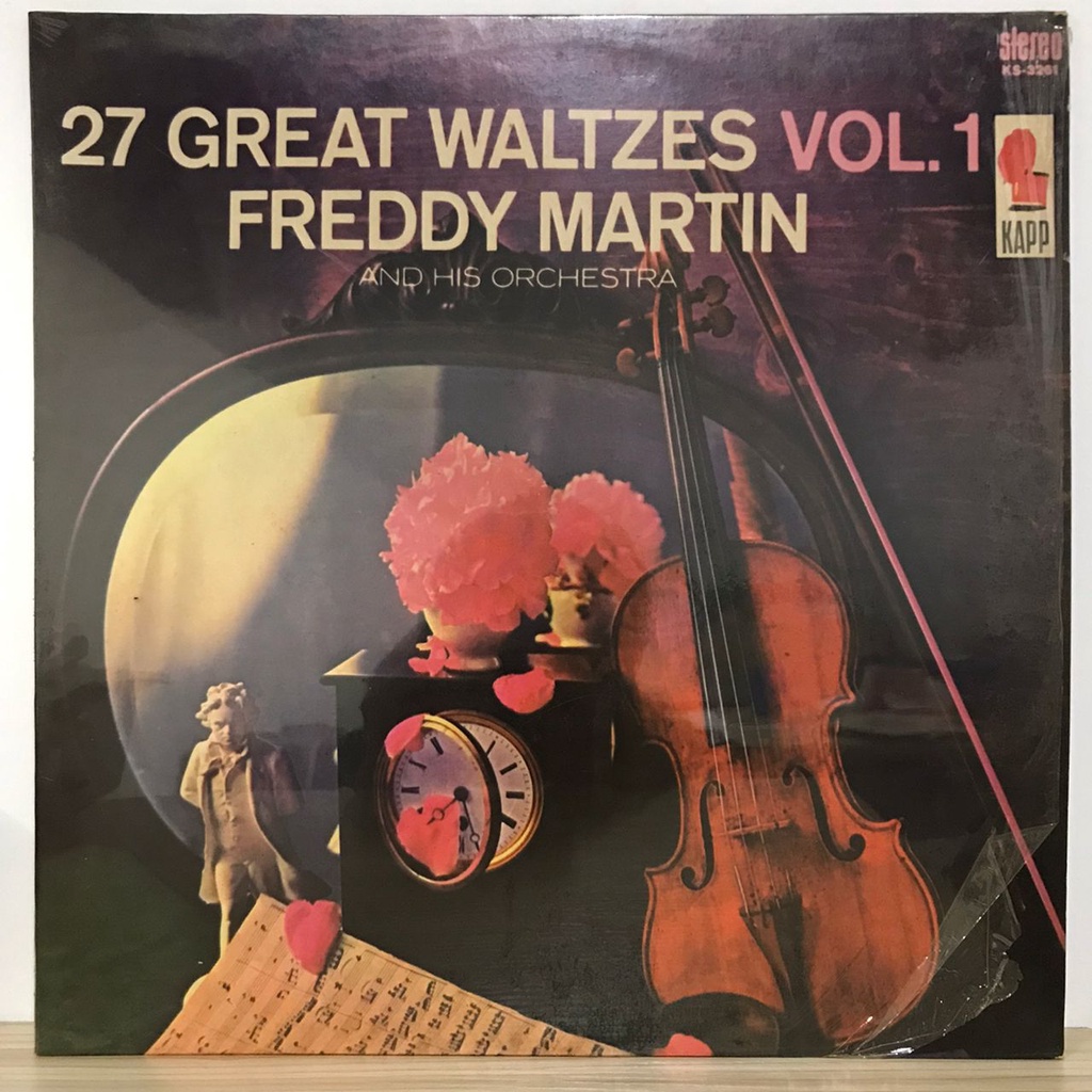 Freddy Martin และ His Orchestra วอลต์เซส เล่ม 27 แผ่นเสียงไวนิล 1 LP ... Freddy Martin และ His Orchestra วอลต์เซส เล่ม 27 แผ่นเสียงไวนิล 1 LP ...
