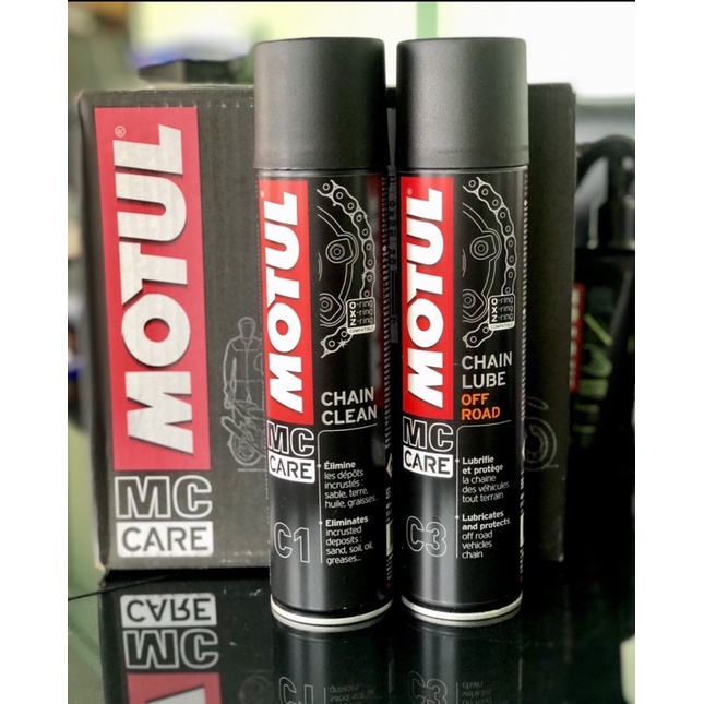 MOTUL CHAIN CLEAN C1 สปรย์ทำความสะอาดโซ่ 400 ml | Shopee Thailand