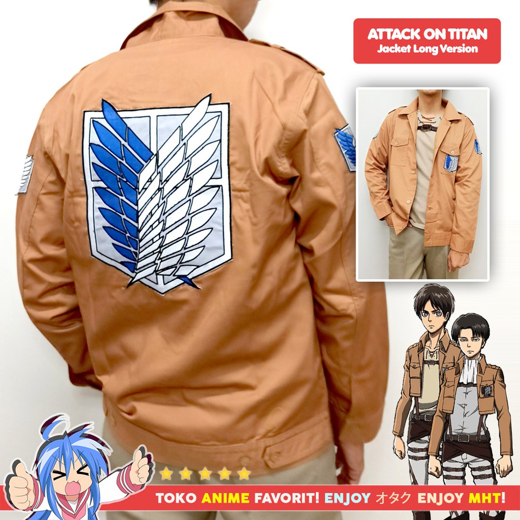 เสื้อแจ็กเก็ตคอสเพลย์ อนิเมะผ่าพิภพไททัน AOT Shingeki no Kyojin SNK ...