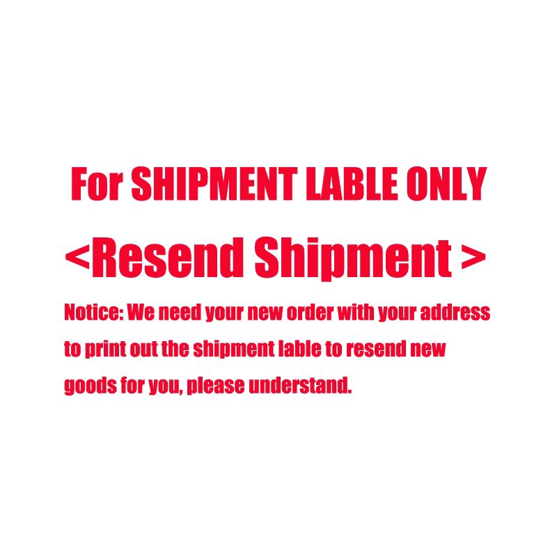 For Shipment Label Only Resend Shipments | Shopee Thailand