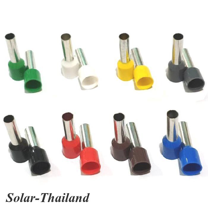 หางปลากลม คอร์ดเอ็น แบบมีฉนวน สำหรับสายไฟ ขนาด 6.0 Sq.mm (สีแดง แพค 100 ...