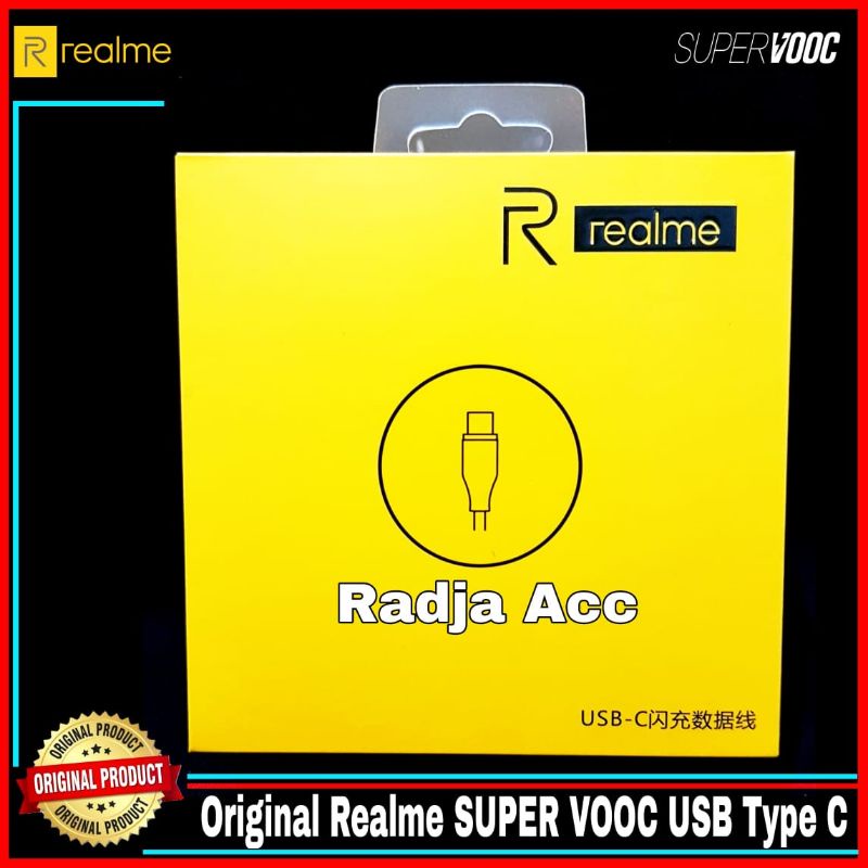 Realme 8 8 Pro C51 C53 C55 Super Dart Charge Data Cable ORIGINAL 100% VOOC Type C | Shopee Thailand