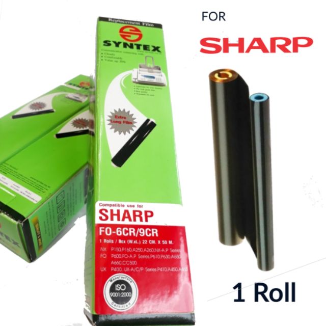 ฟิล์มแฟ็กซ์ Syntex SHARP FAX FILM รุ่น FO-6CR/9CR | Shopee Thailand