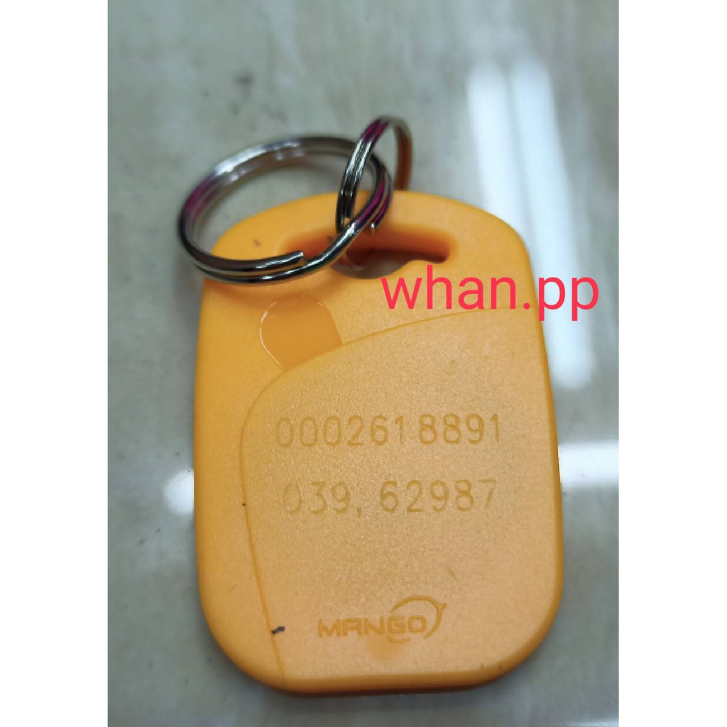 คีย์การ์ด RFID ID PROXIMITY TAG จำนวน 100อัน รูปทรงเหลี่ยม MANGO ...
