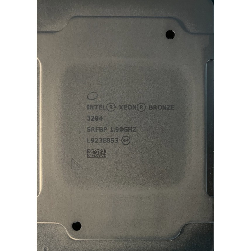 CPU Server Workstation Intel(R) Xeon(R) Bronze 3204 CPU @ 1.90GH ...