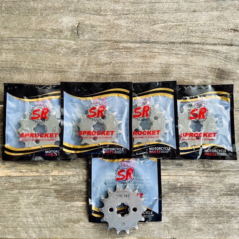 (แพ็ค5ตัว ️) SR (เกรดA ชุบแข็ง) สเตอร์ , สเตอร์หน้า , เสตอร์หน้า 428 เวฟ110ไอ WAVE110i , NOVA ...