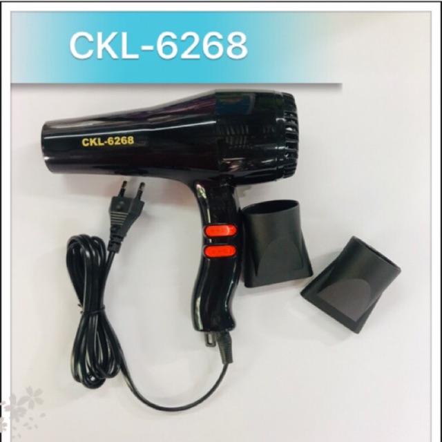 ไดร์เปาผม CKL-6268 เลือก ปรับความร้อน และเลือกปรับ แรงลมได้ มีประกัน(สินค้า สุ่มคละสี)/👉🏻ปรับ ...