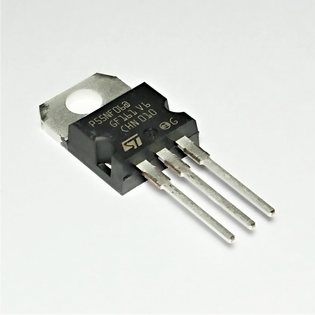 STP55NF06 P55NF06 55NF06 มอสเฟต Mosfet ภาคจ่ายไฟแอมป์รถยนต์ ยี่ห้อ ST ...
