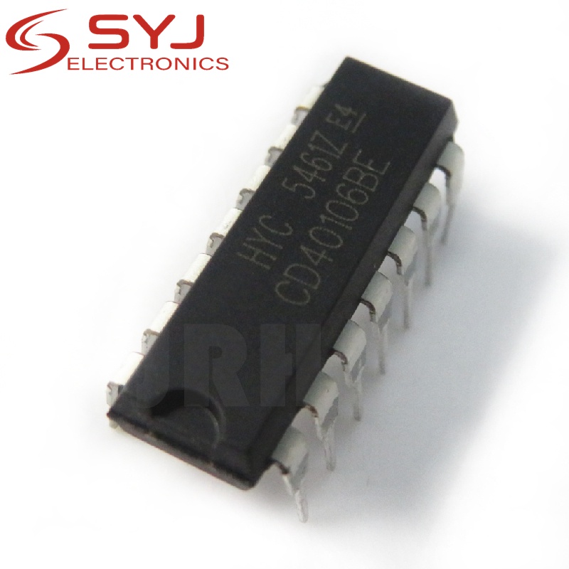 ไอซี วงจรรวม CD40106BE DIP14 CD40106 DIP 40106BE DIP-14 ใหม่และของแท้ ...