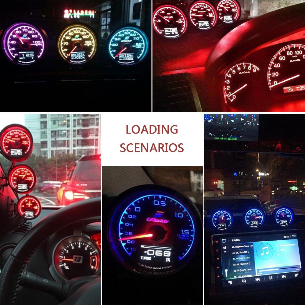 Greddy Racing Gauge 7 Color in 1 Multi D/A LCD Digital Display Meter ...